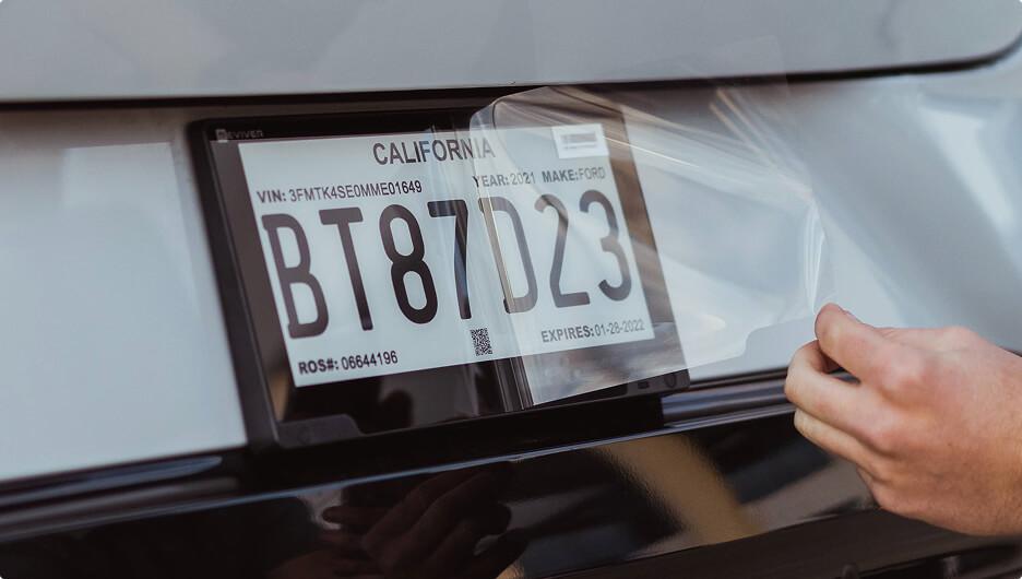 Reviver Digital License Plate Street Legal & DMV-Approved